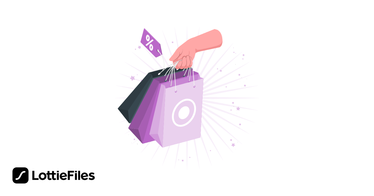 Free Shopping bag Animation by Mahendra | LottieFiles