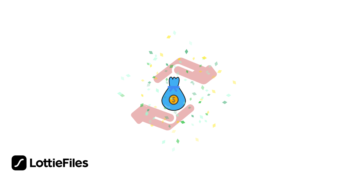 Free Hand holding dollar Lottie Animation Animation by SM Rony ...
