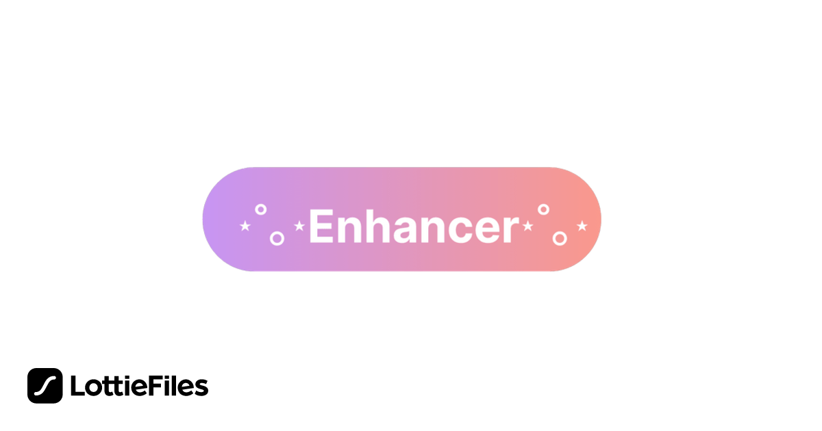 Free enhancer button Animation by Bilal | LottieFiles