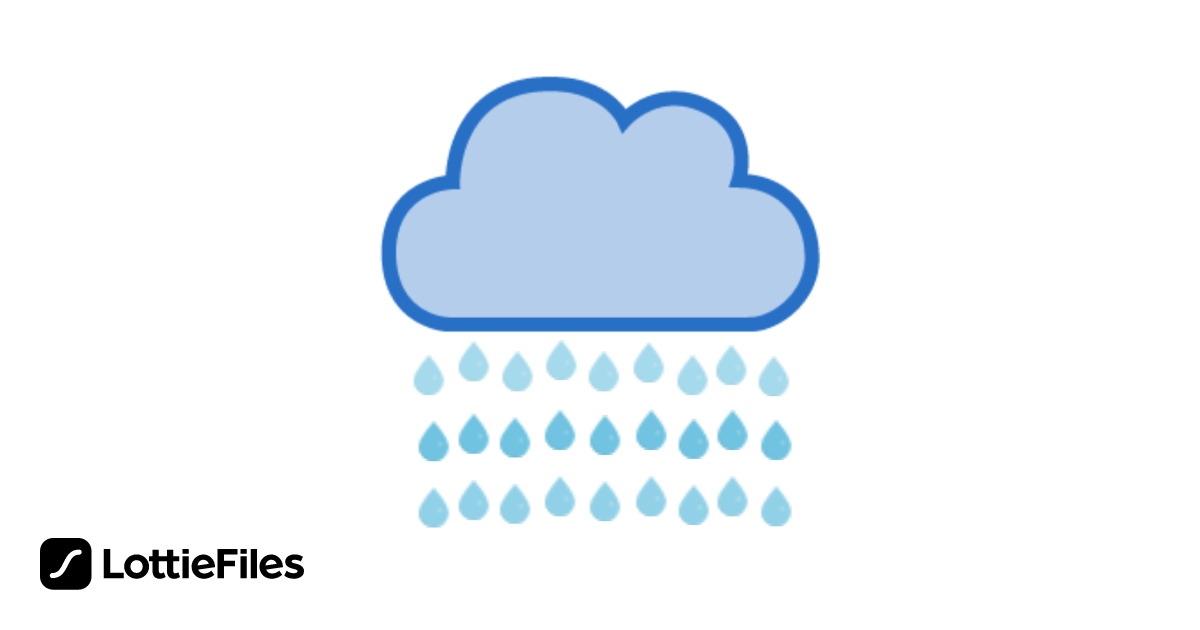 Free Drizzle Animation by Said | LottieFiles