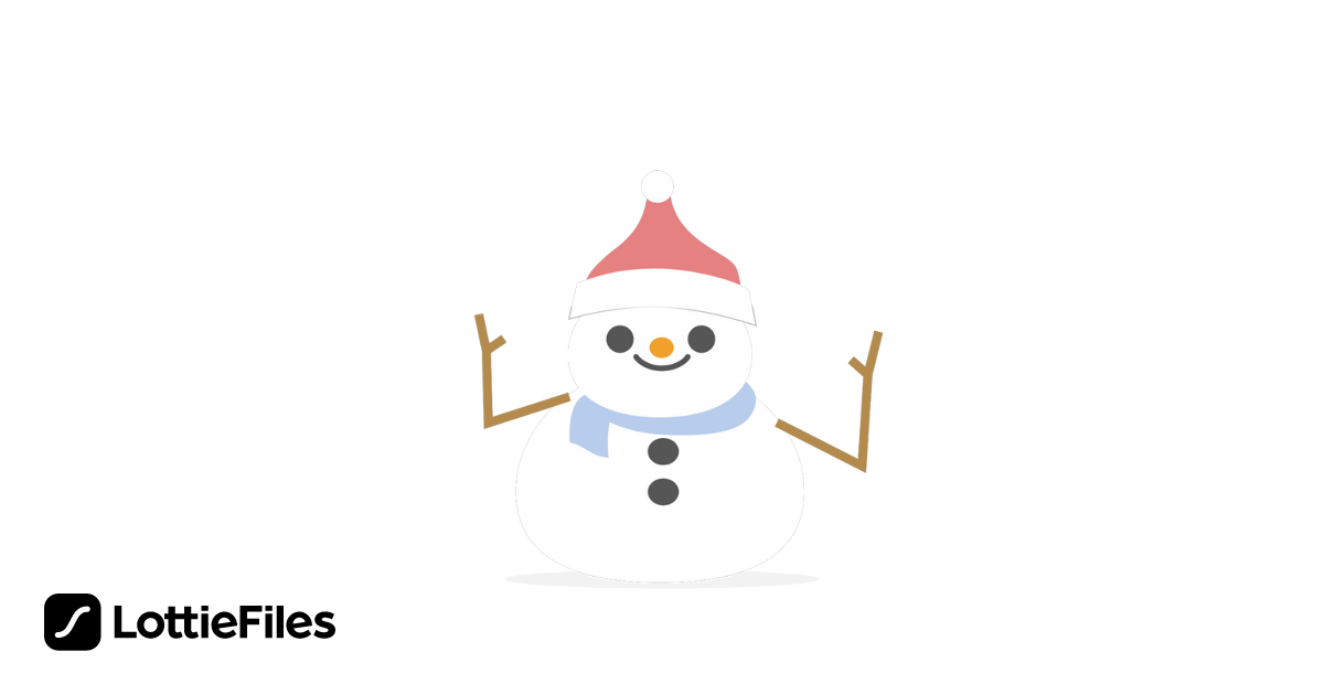 Free Snowman Animation by Diego | LottieFiles