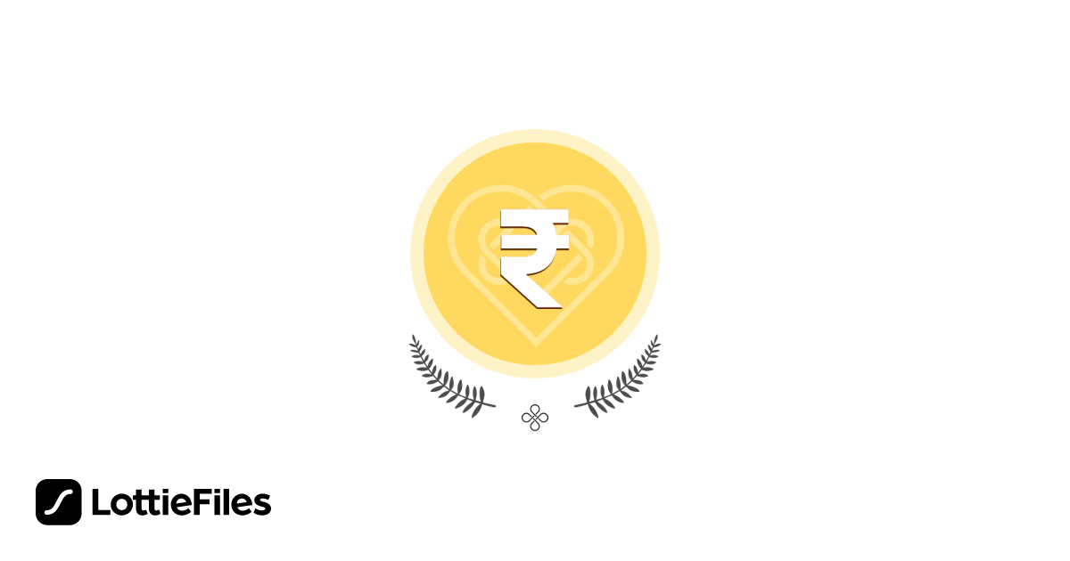 Free Rupee Thanks card Animation by Abhijith | LottieFiles