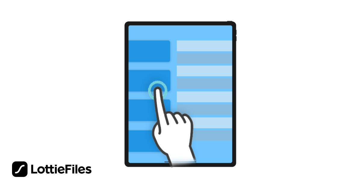 Free ipad swipe Animation by Domenico Gonnelli | LottieFiles