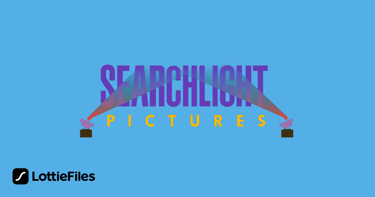 Free This is the Searchlight logo Lottie JSON animation by RJLottie ...
