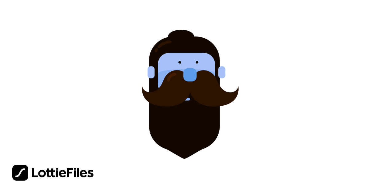 Free Movember Man Animation by LottieFiles | LottieFiles