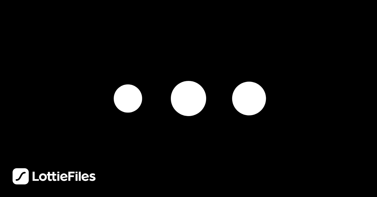 Free 3 Dot Loading Animation Animation by Evren Karşıt | LottieFiles