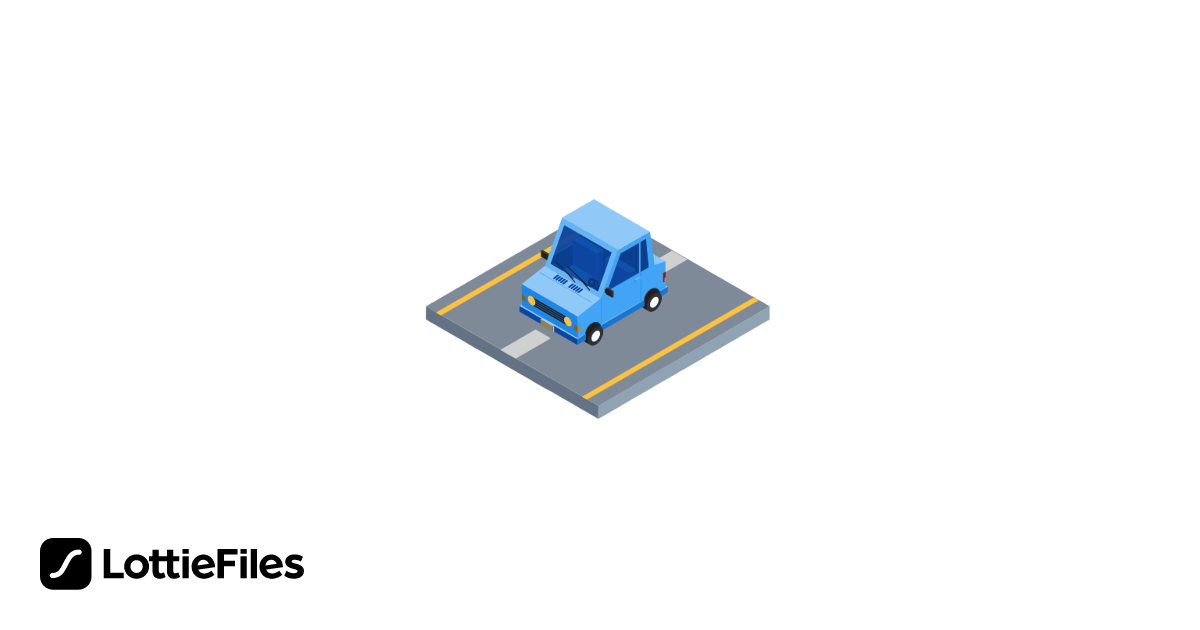 Free Isometric car Animation by Pedro Rubio | LottieFiles