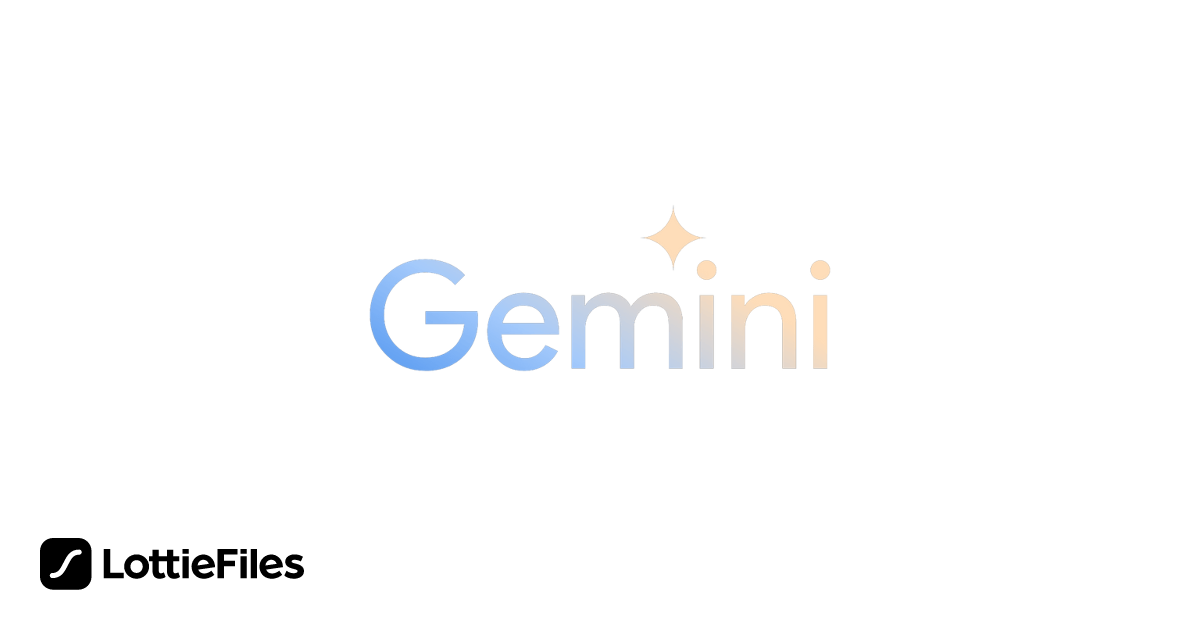 Free Gemini Google AI Animation by Vishal | LottieFiles