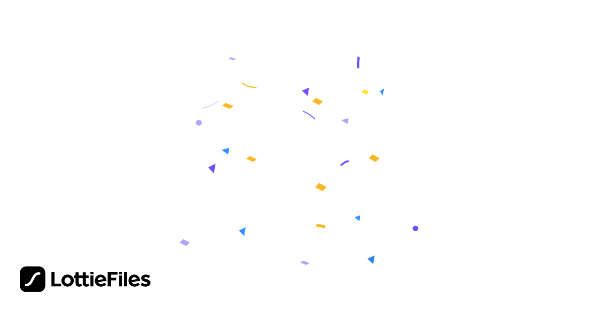 Free Confetti Animation by Bhagya Pal | LottieFiles