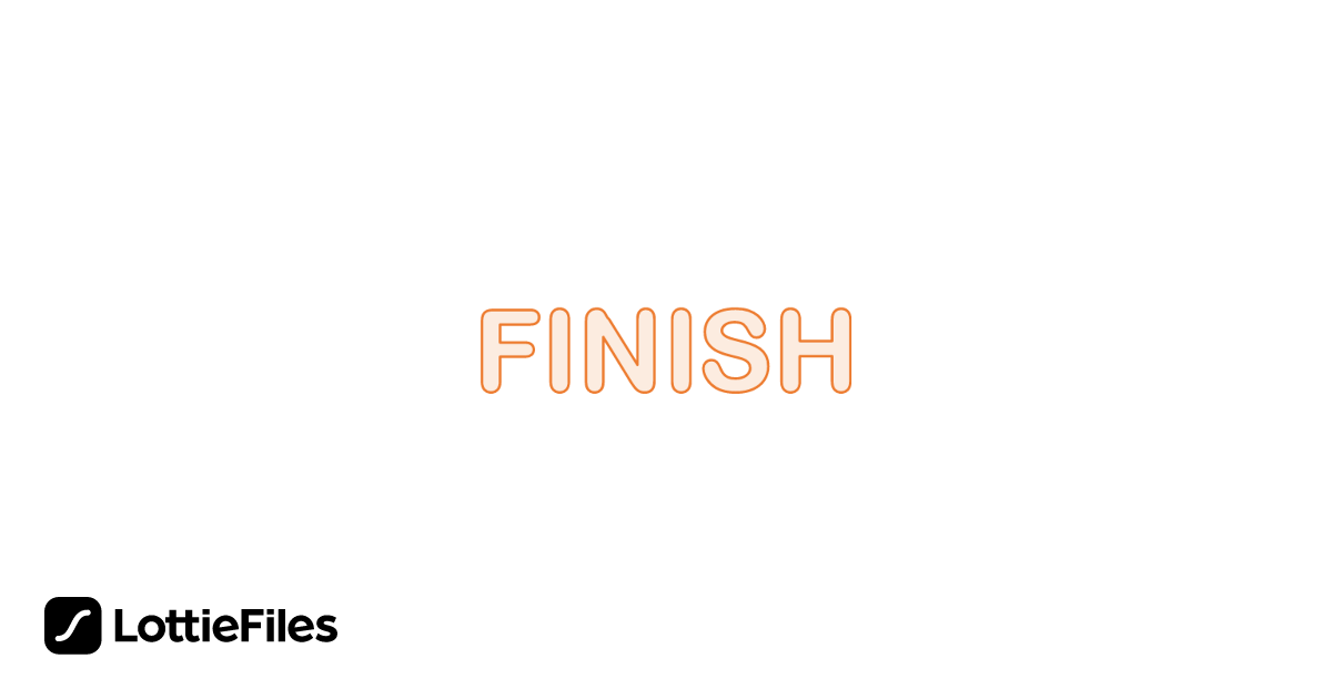Free Finish Animation by Govinda Raj | LottieFiles