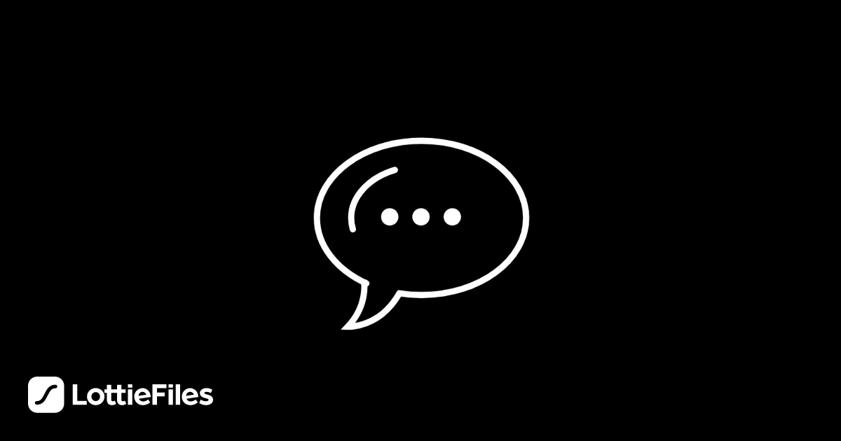 Free Chat-Animation Animation by Mohit | LottieFiles