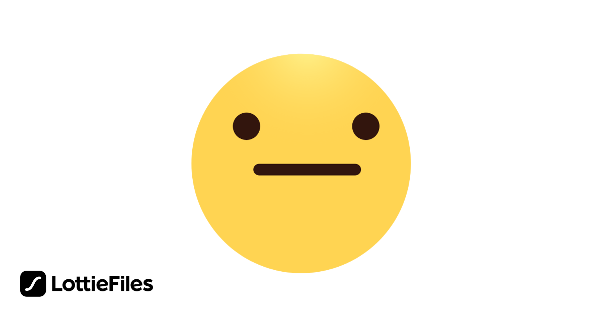 Free Emoji 29 - Poker Face Animation by Bùi Vịnh | LottieFiles