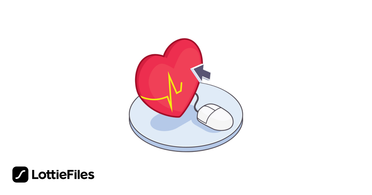 Free Isometric EKG Loop Animation by Brian | LottieFiles