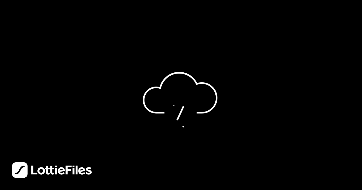 Free Rain-Cloud-Animation Animation by Mohit | LottieFiles