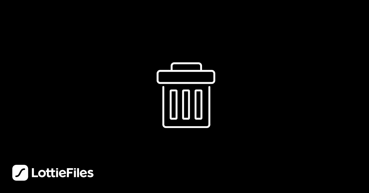 Free Delete-Icon-Animation Animation by Mohit | LottieFiles