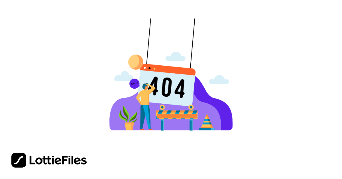 Free 404page Animation by Devesh Kumar Sharma | LottieFiles