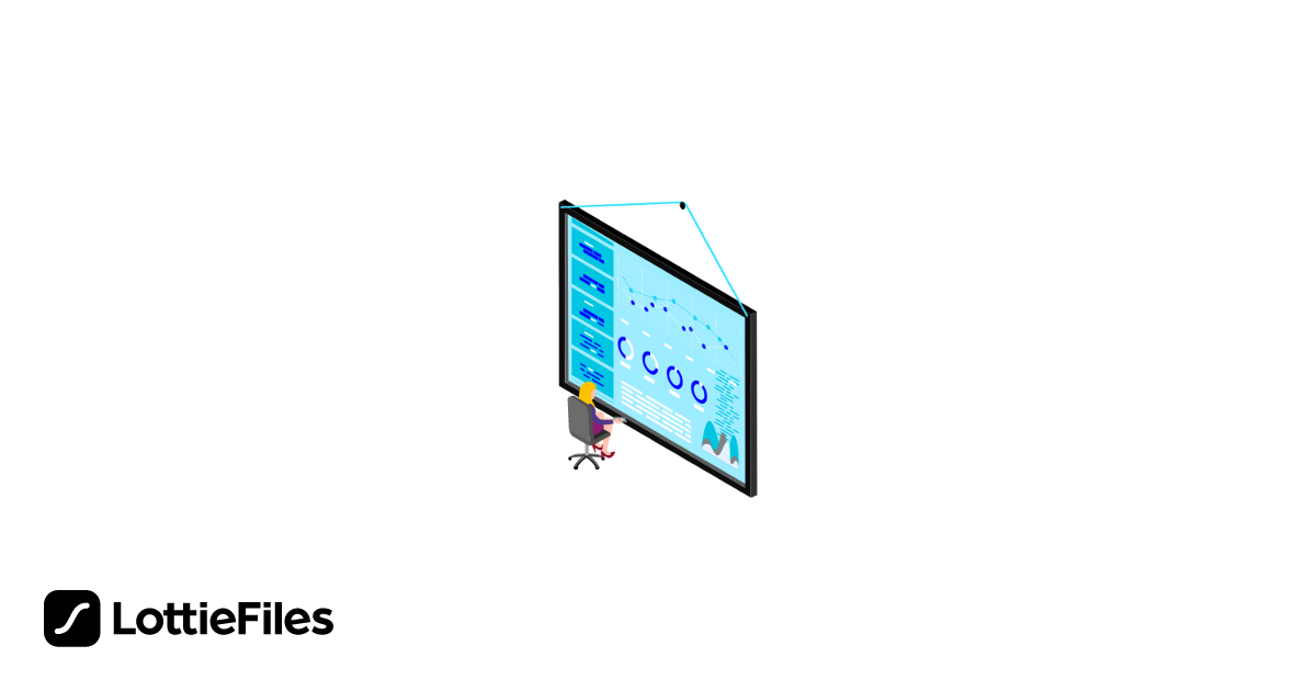 Free Visualisation of Data Animation by Joff Crabtree | LottieFiles