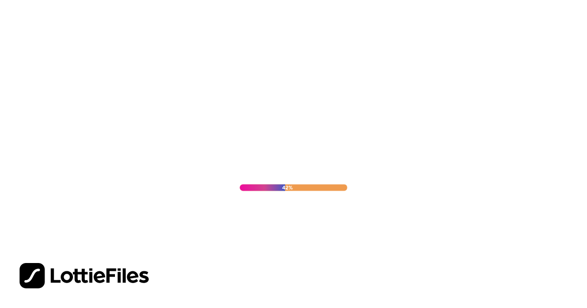Free Colorful Gradient Loading Bar Animation by bvg | LottieFiles