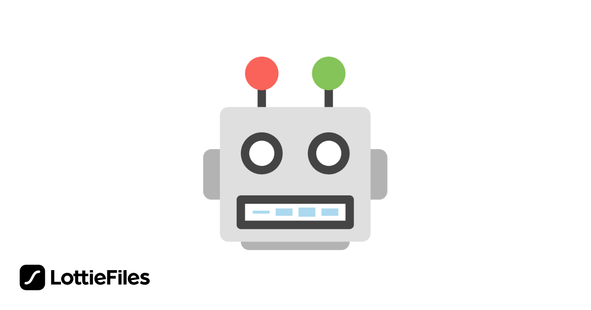 Free Talking Robot Animation by bvg | LottieFiles