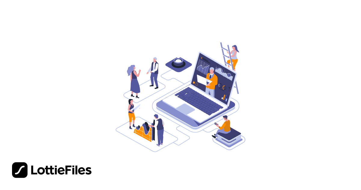 Free Virtual team Animation by Beta tech | LottieFiles