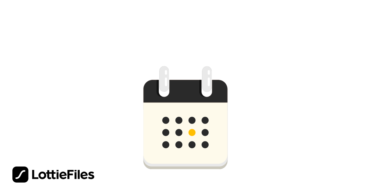 Free calendar Animation by Yavuz | LottieFiles