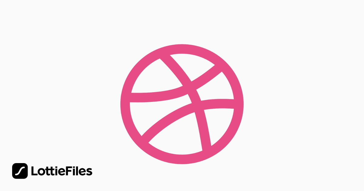 Free Dribble Logo Animation by PATEL | LottieFiles