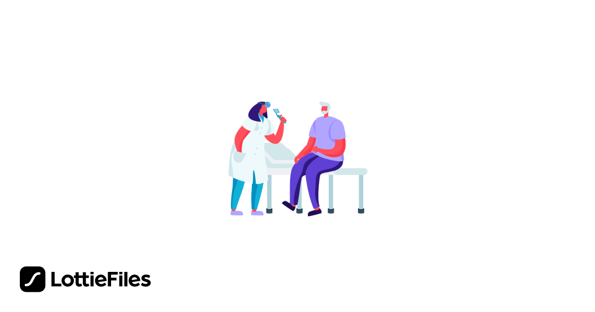 Free Doctor Checking Patient Animation by Meetanshi | LottieFiles