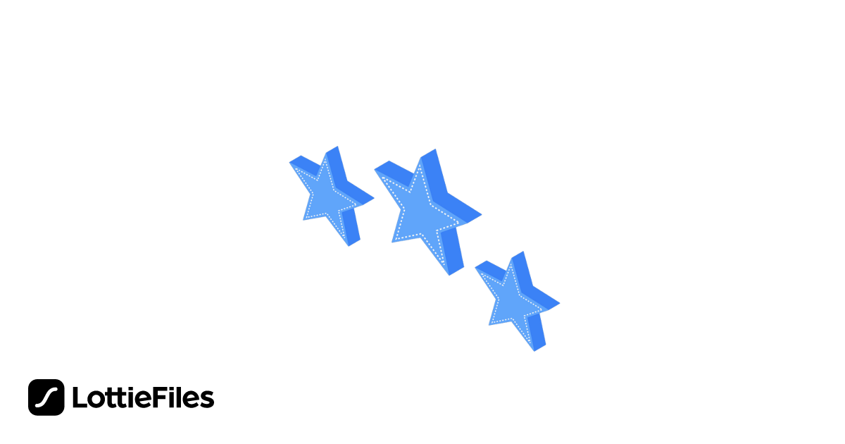 Free Star Rating Animation by Fun | LottieFiles