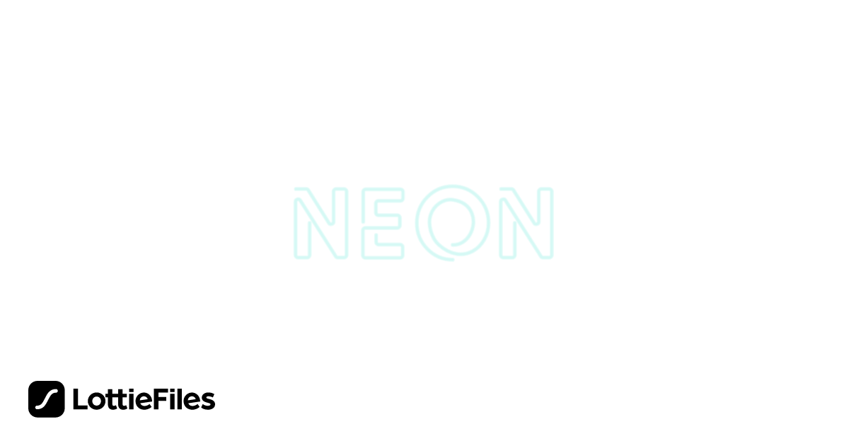 Free neon Animation by Alireza Sargolzaei | LottieFiles