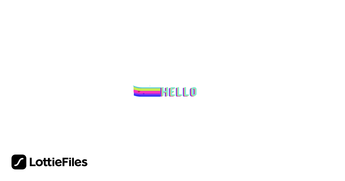 Free Hellow rainbow Animation by Artem | LottieFiles