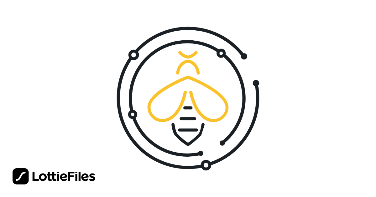 Free Capital Bee Animation by Mehroz | LottieFiles