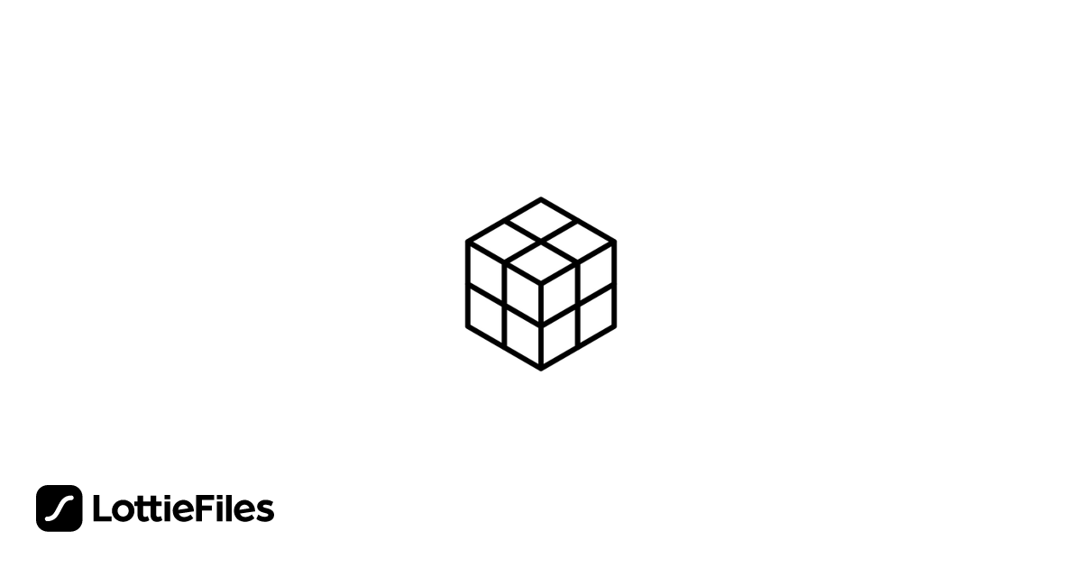 Free Rubik's cube Animation by bedanta | LottieFiles
