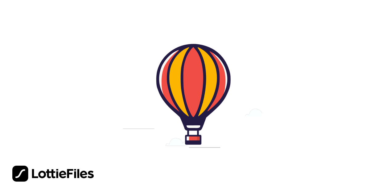 Free Air Balloon Animation by Iluzie | LottieFiles