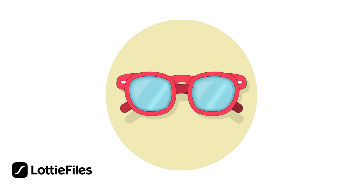 Free Glasses Animation by GARIMA | LottieFiles