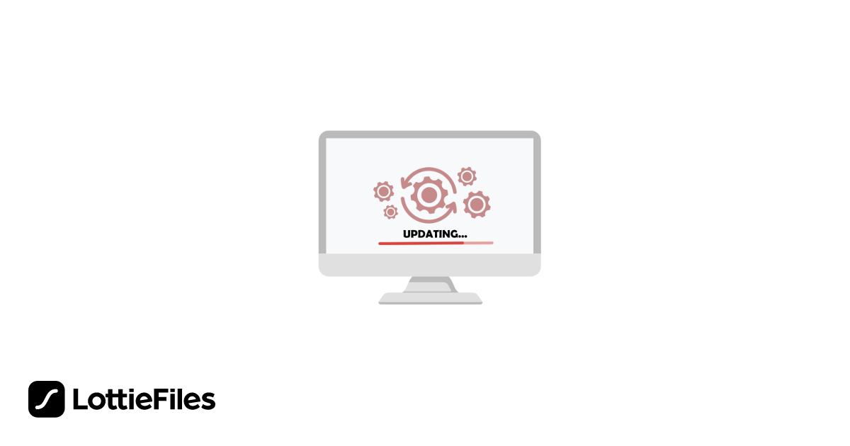 Free computer updating Animation by Henrique Cesar | LottieFiles
