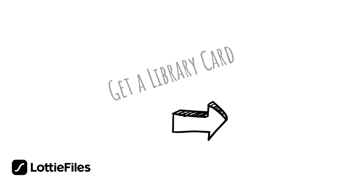Free Library Card with Arrow Animation by Michael | LottieFiles