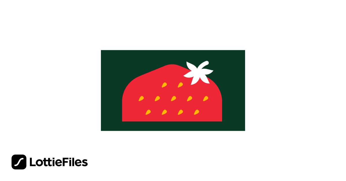 Free BV-Strawberry-V1 Animation by Syrrel Cabiling | LottieFiles
