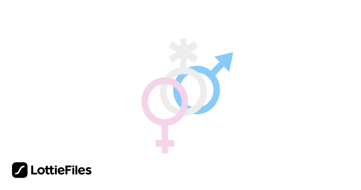 Free Non Binary Gender Symbols Animation by Denny | LottieFiles