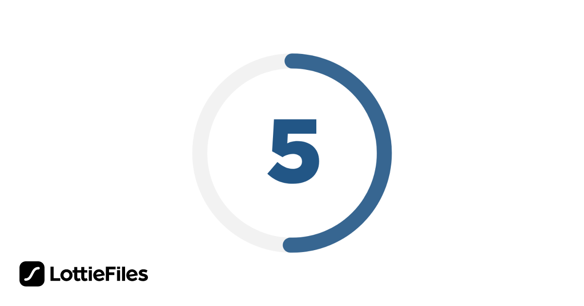 Free Count Down Animation by Mayur | LottieFiles