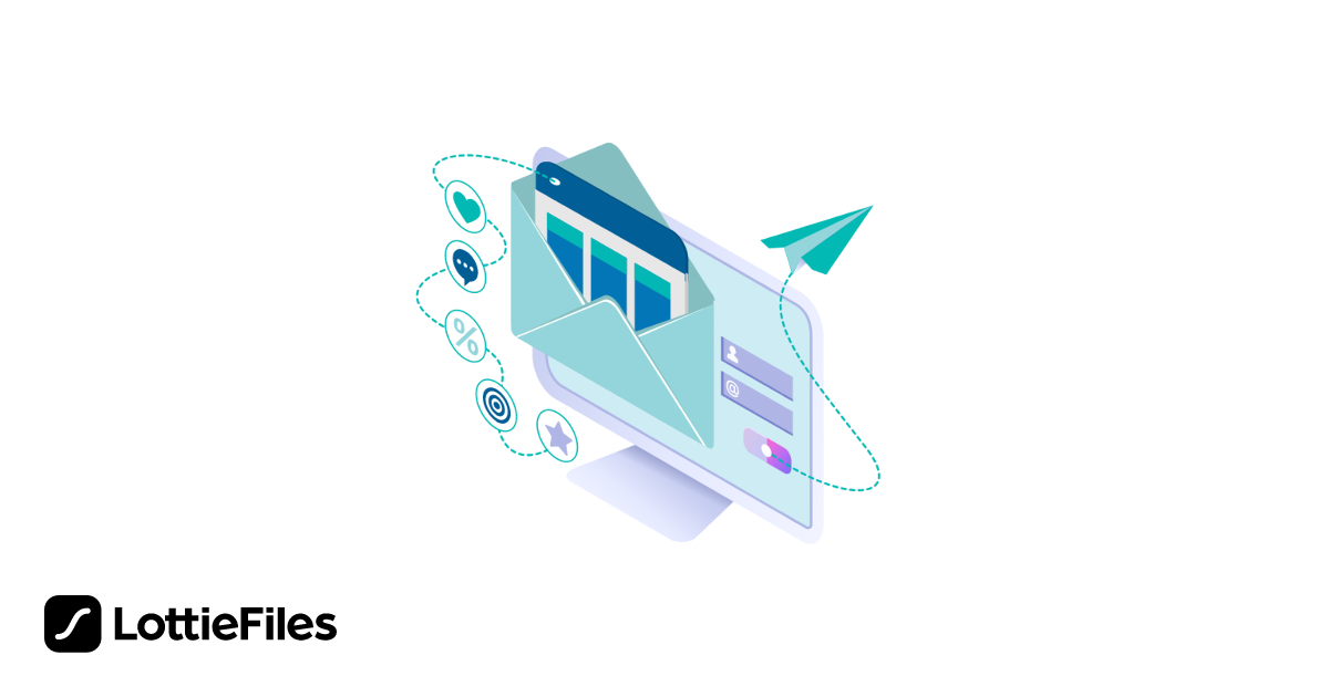 Free E-mail worldwide delivery Animation by Abdul Latif | LottieFiles