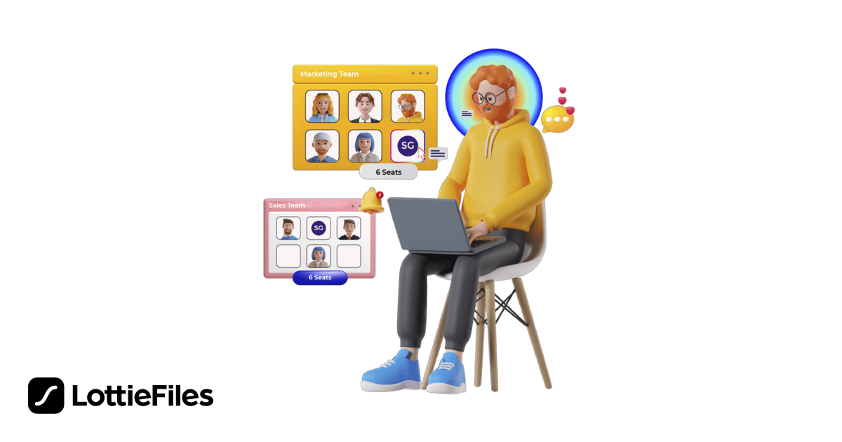 Free Networking Animation by Ankit | LottieFiles