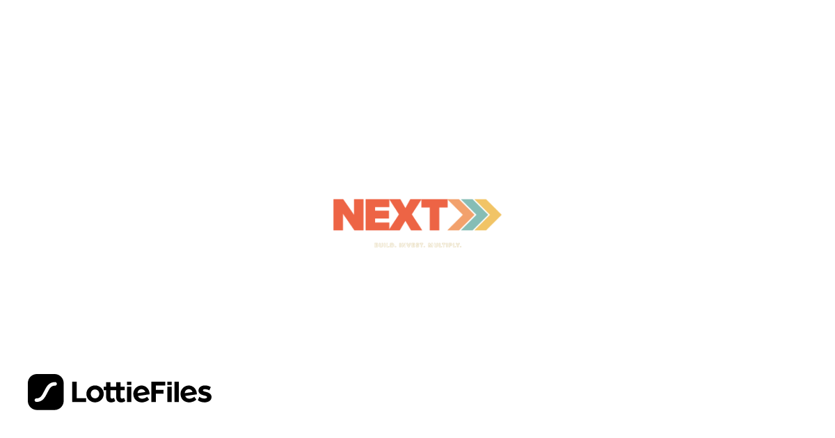 Free NEXT Logo Animation by Chris Wathen | LottieFiles