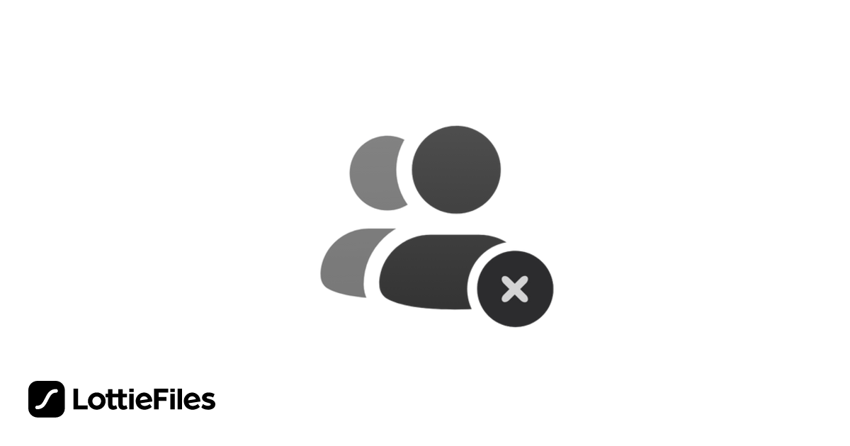 Free No Contacts Animation by Roman | LottieFiles
