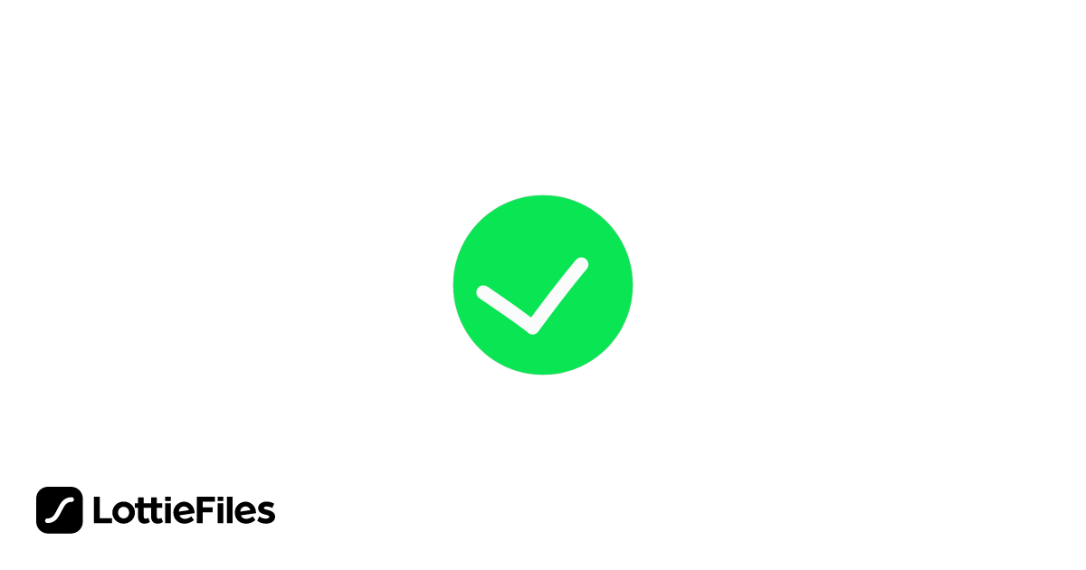 Free Tick Marke Animation by SM | LottieFiles