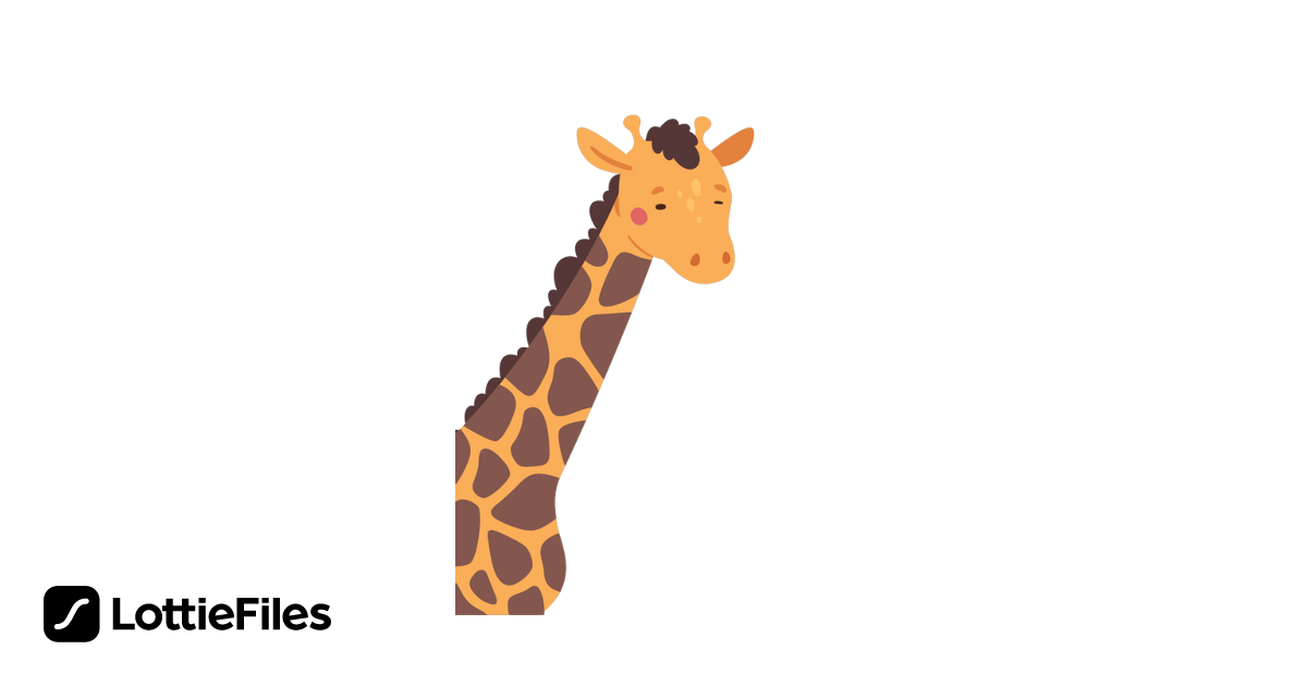 Free Giraffe Animation Animation by Sam | LottieFiles