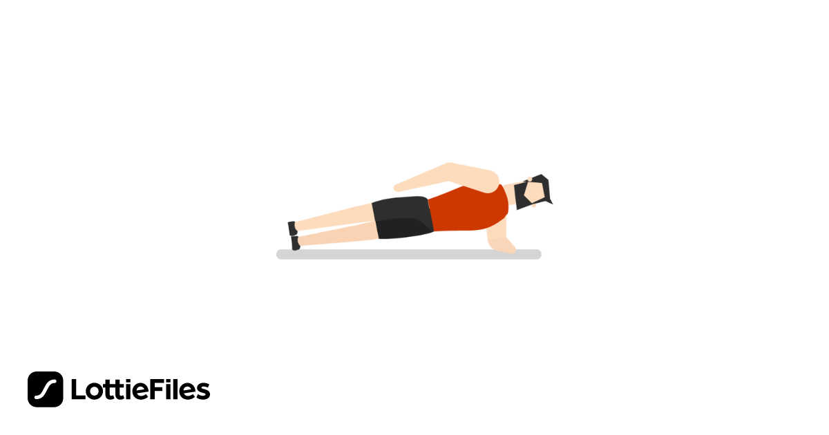 Free Side plank Animation by saagar shrestha | LottieFiles