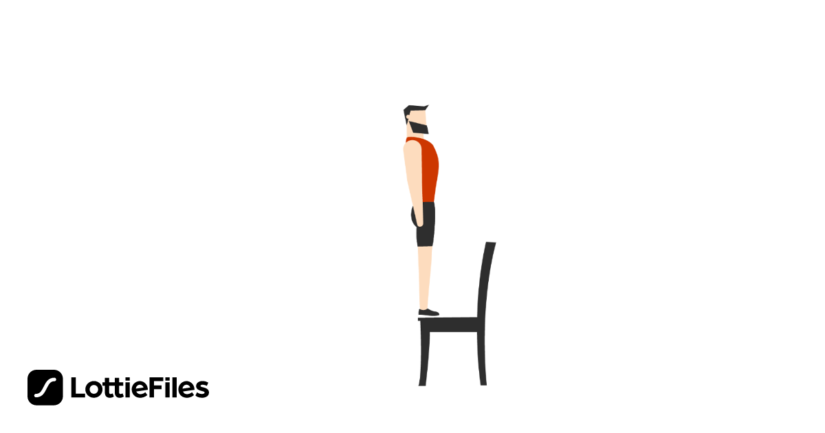 Free Chair stand excercise Animation by saagar shrestha | LottieFiles