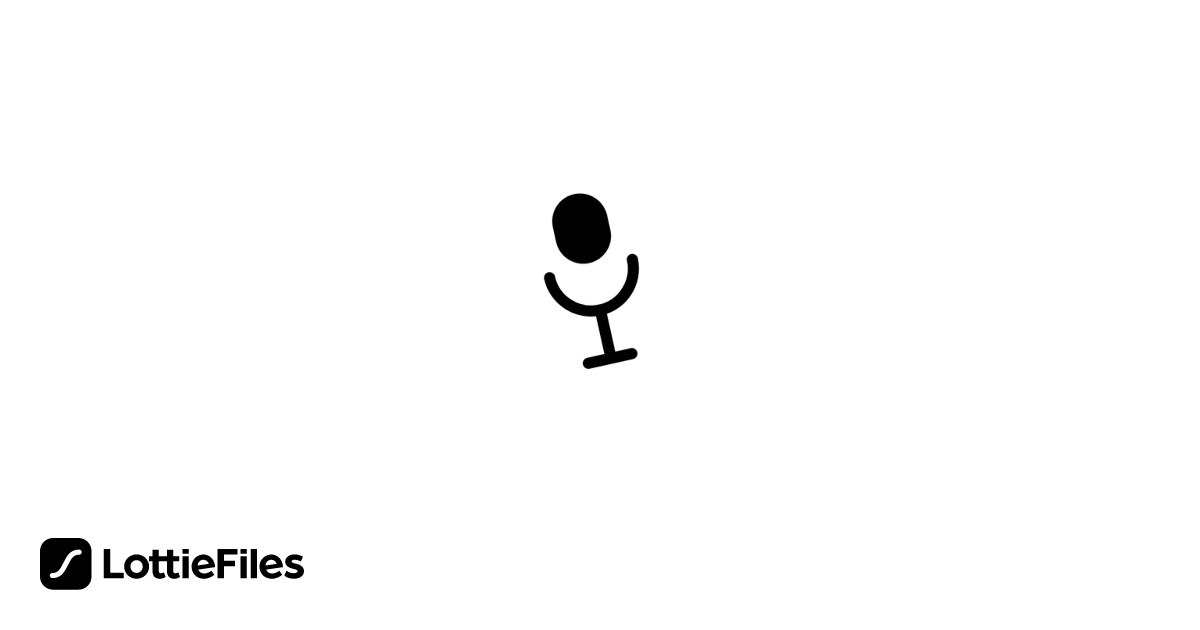 Free microphone Animation by Arief | LottieFiles