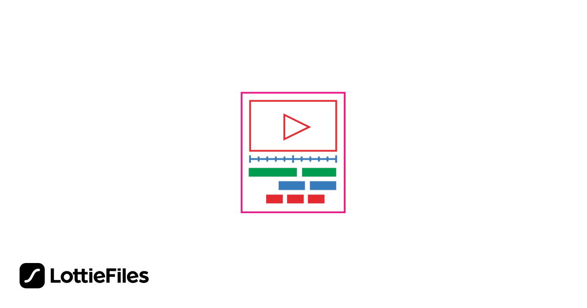 Free Video player Animation by Sergio Guerra Parkinson | LottieFiles