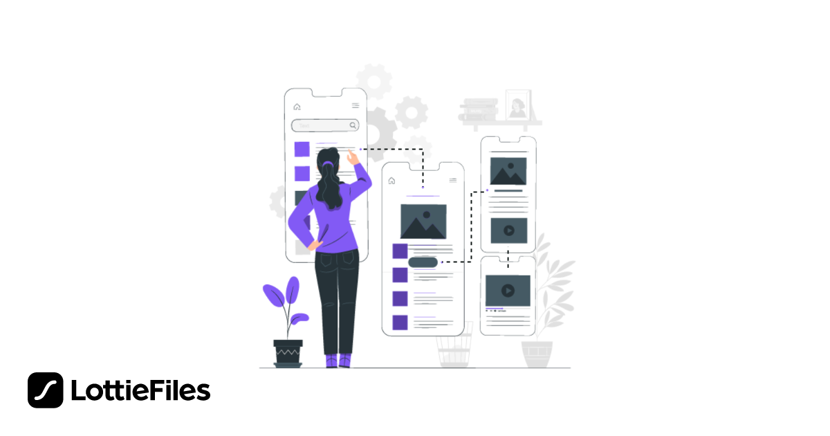 Free Design Process Animation by Verbose TechLabs LLP | LottieFiles